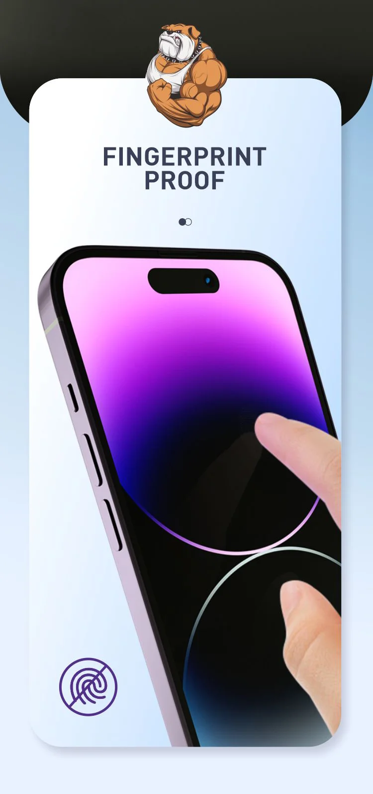 Heybingo Clear Anti-dust Glass Screen Protector Privacy For Iphone X 6 ...