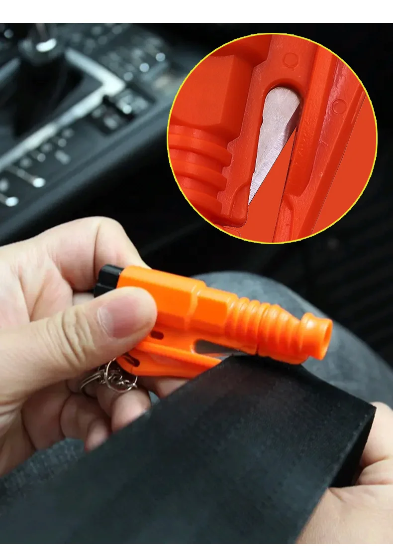 Car Emergency Escape Tool - Multi-Function 3 in 1 Alarm