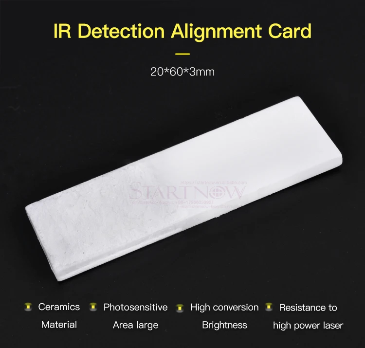 Startnow IR Detection Alignment Card - Infrared Dimmer Calibrator