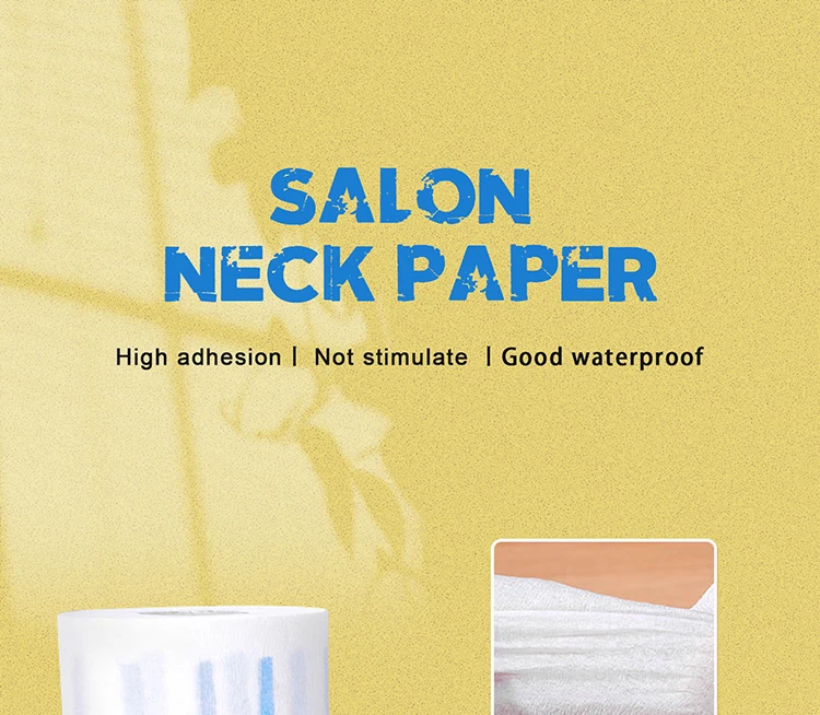 Best Sale salon disposable waterproof a haircut Neck Roll Paper Strips ...