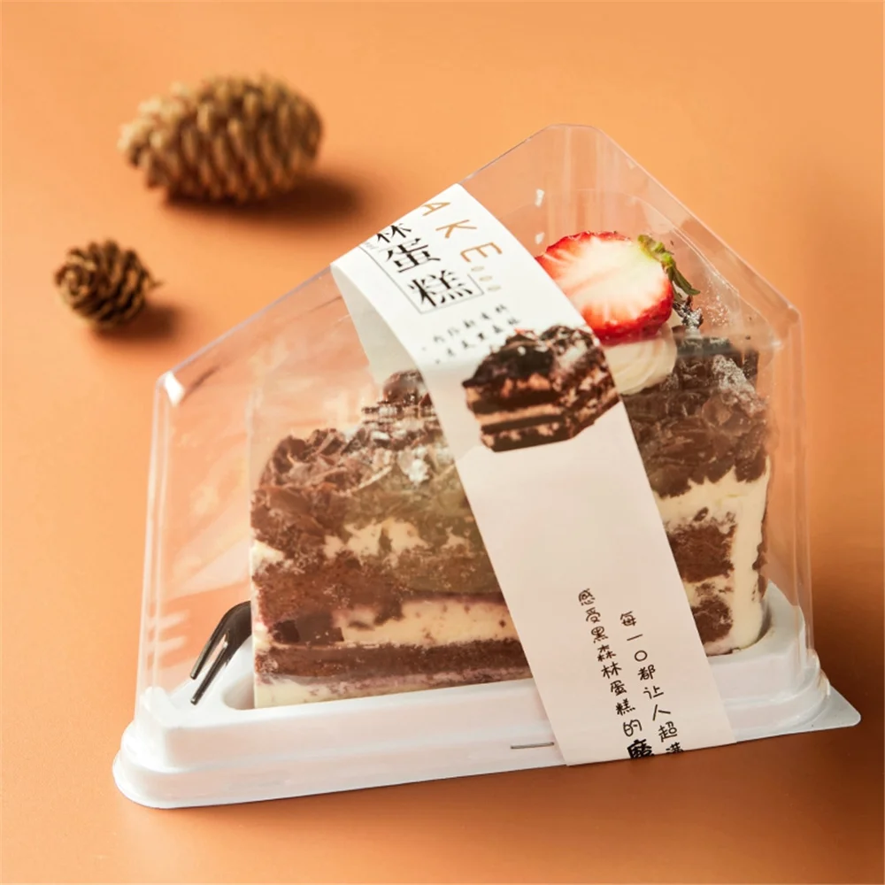 Custom Size Transparent Mousse Cake Containers - Recyclable