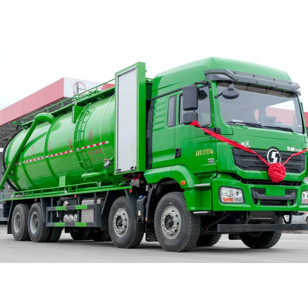 Big Capacity Electric Septic Tank Truck 24cbm 8x4 Vacuum Sewage Suction ...