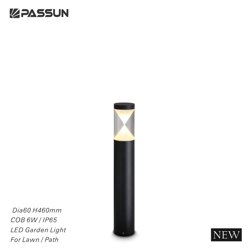 Ip65 Modern Design Round 6w Landscape Bollard Light Outdoor Led Garden ...