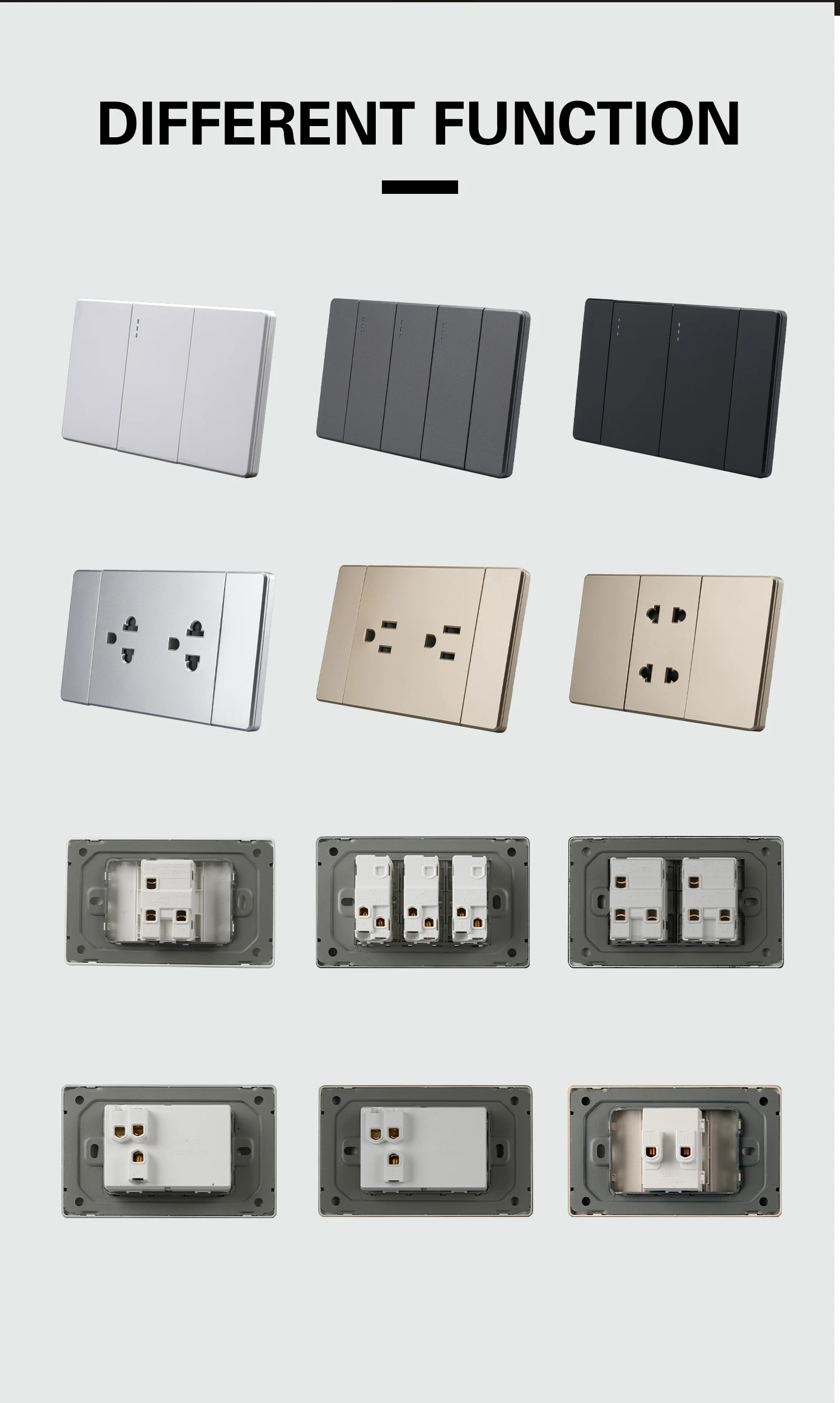 Modern Apagadores with Light - Slim & Ultrathin Switches