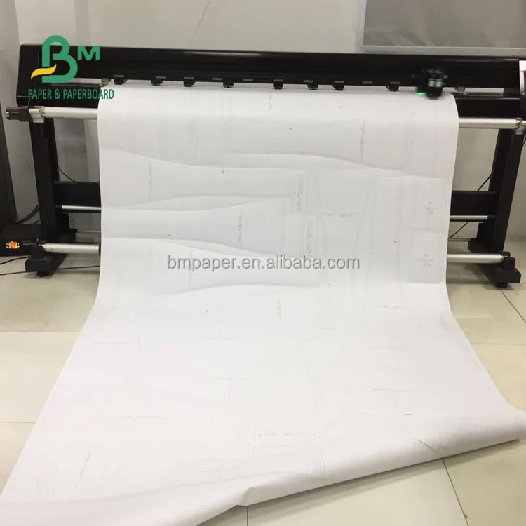 White CAD Tracing Plotter Paper Rolls for Garment Factory