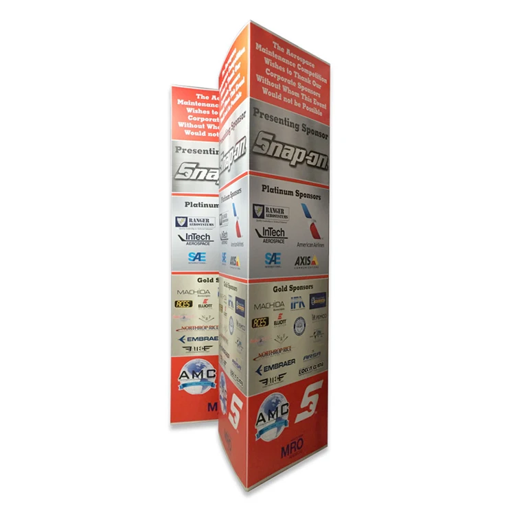 Triangle Shape Corflute Plastic Billboard - Seastar UV Printing