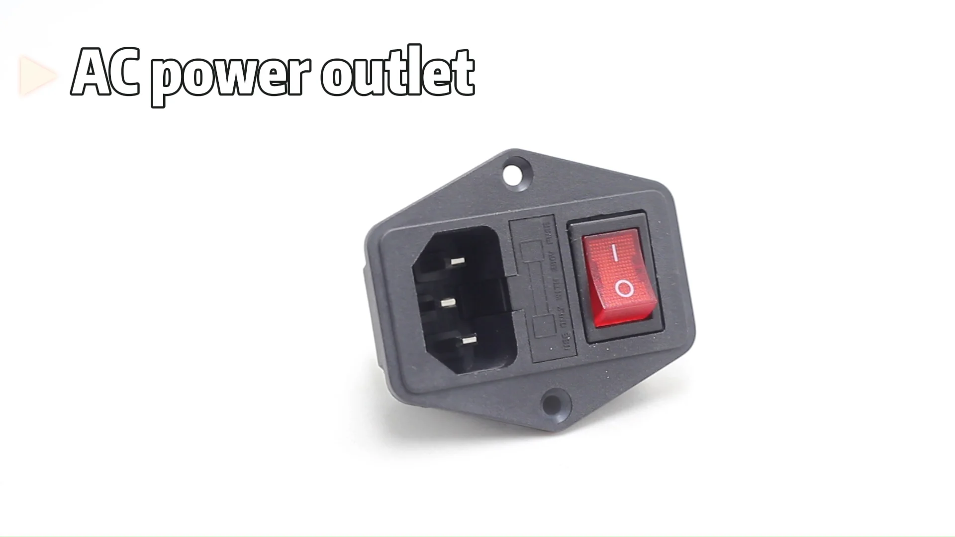 Ac-01a C13 C14 Ac 입구 전원 소켓 Pcb 7 핀 16a Led 로커 스위치 Iec Ac 소켓 - Buy Iec ...