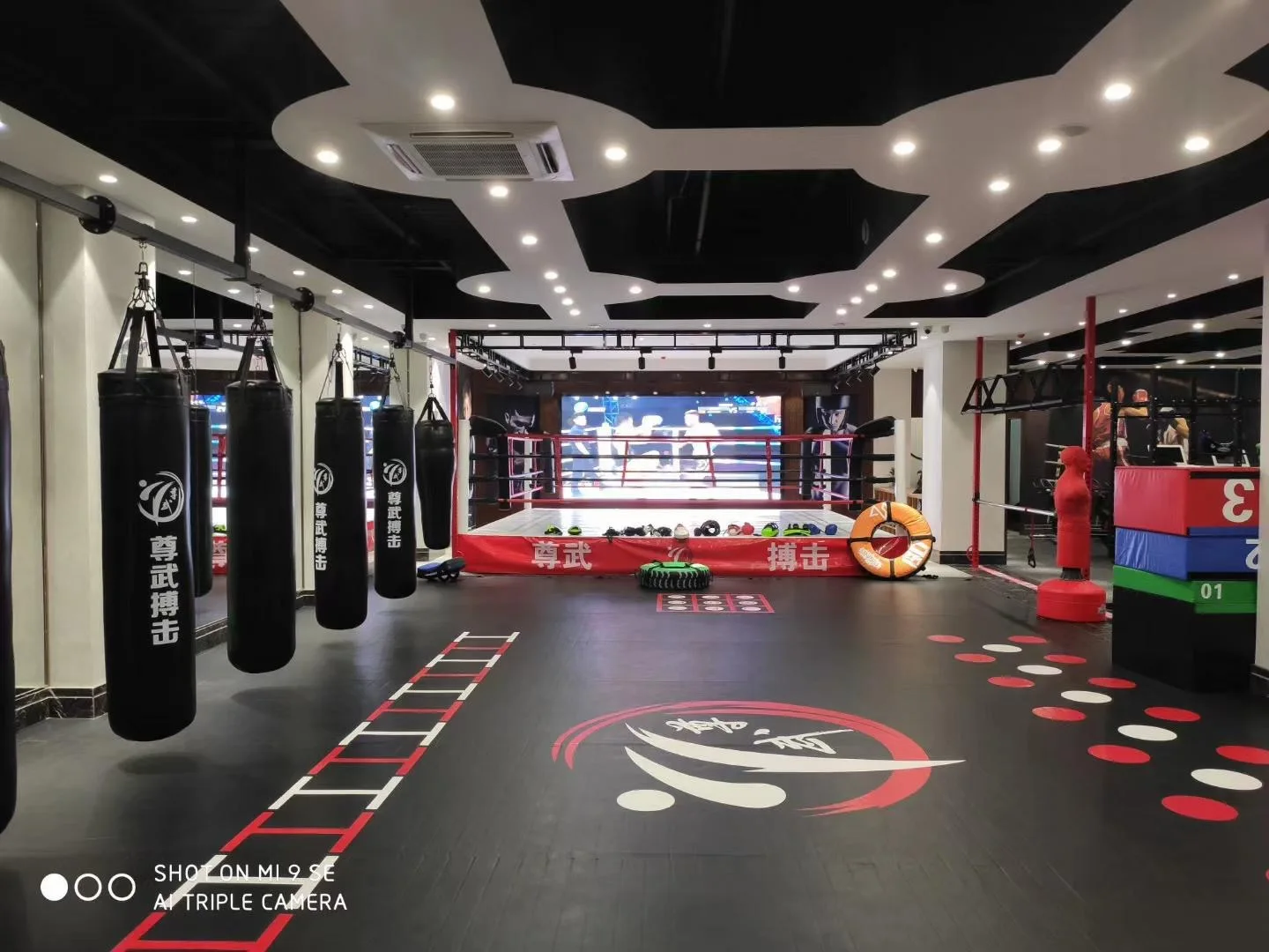 Custom Red Color Roll Mats for Jiujitsu and Martial Arts