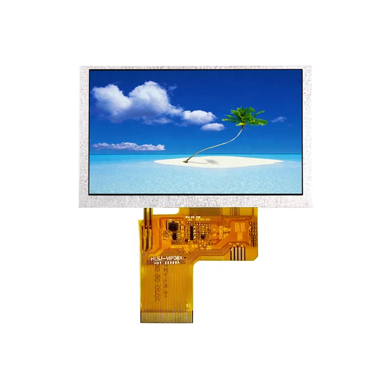GoldenMorning Large Size 5inch TFT Screen ST7262 40P 800X480 RGB TFT ...