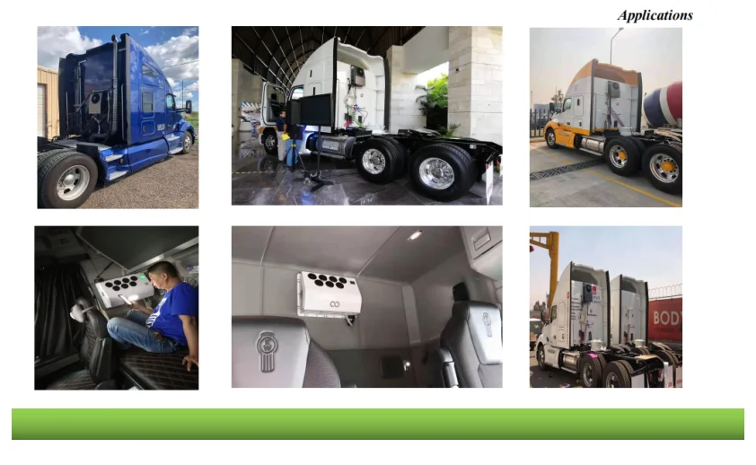 12volt American Semi Truck Sleeper Bunk Air Conditioner Battery Apu ...