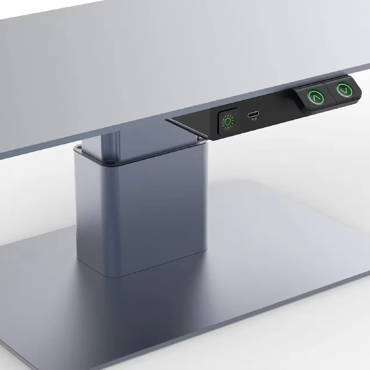 Home Office Desktop Adjustable Gaming Lights Computer LED Monitor Riser ...