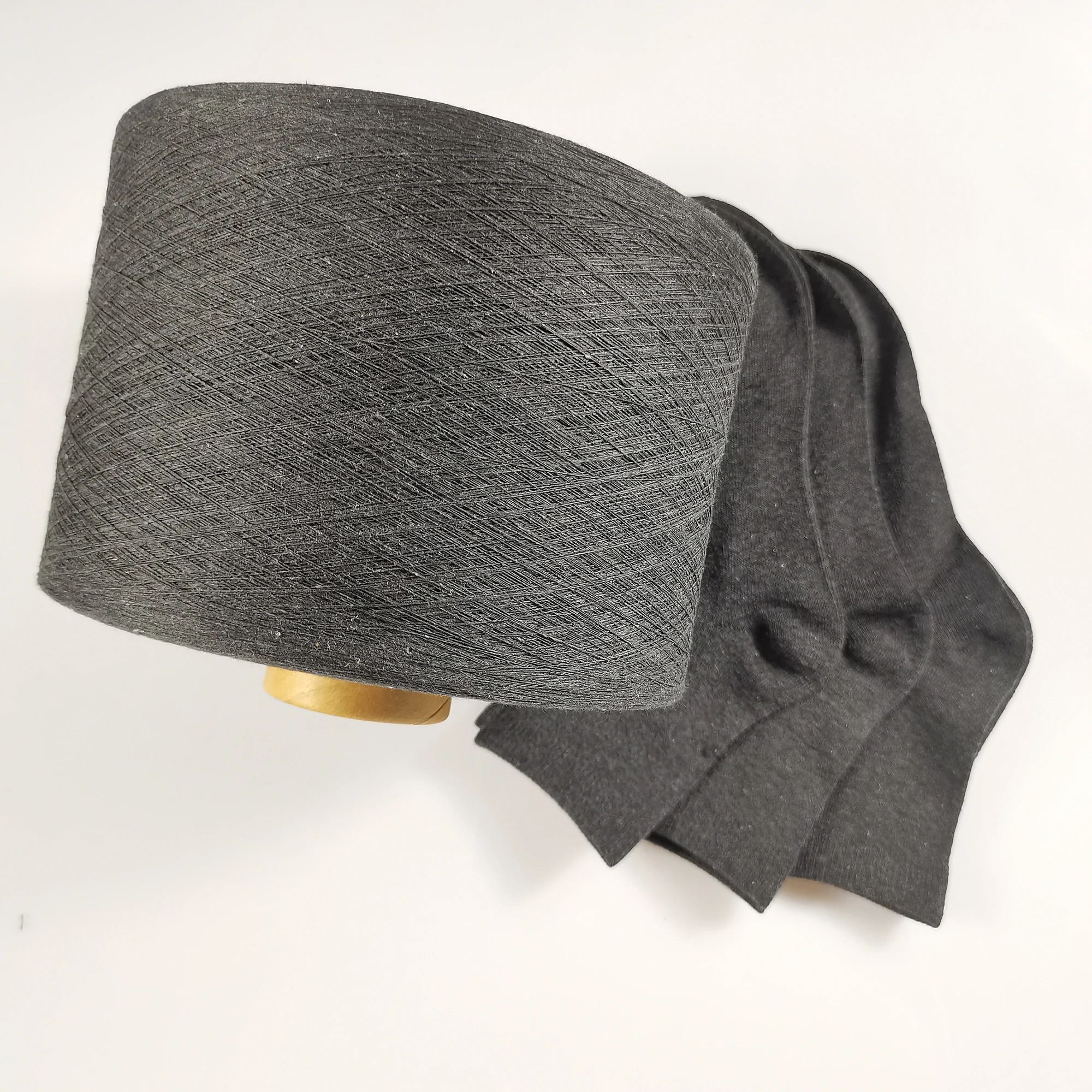 Regenerated Manufacturer Wholesales 20s Recycled Blended Polyester Sock ...