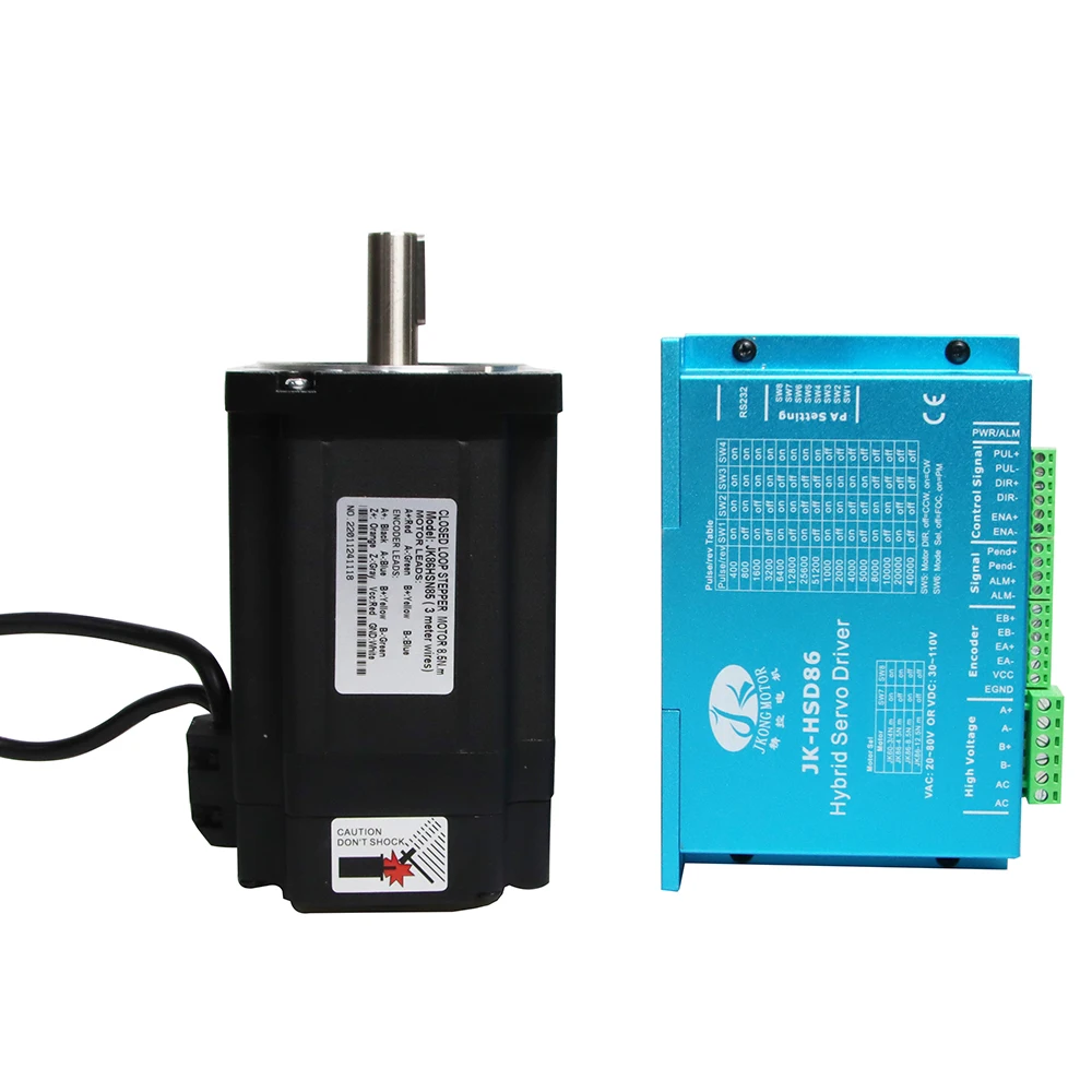 Cnc Machine Motor Kit Closed Loop Stepper Motor Nema 34 12n.m With ...