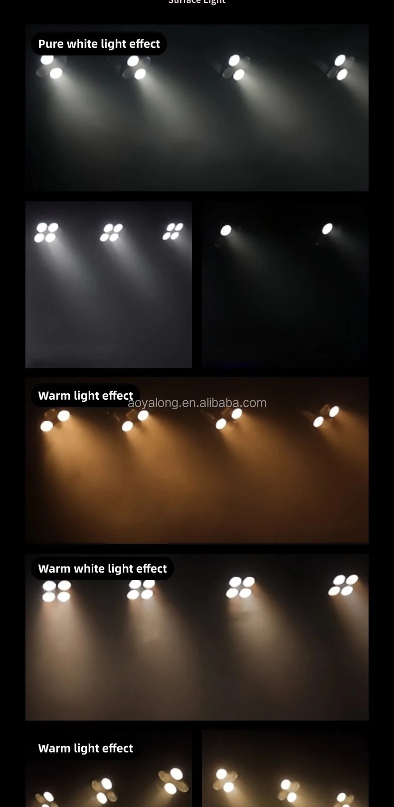 200W RGBW Two-Color LED Stage Performance Surface Light Lamp,Corporate ...