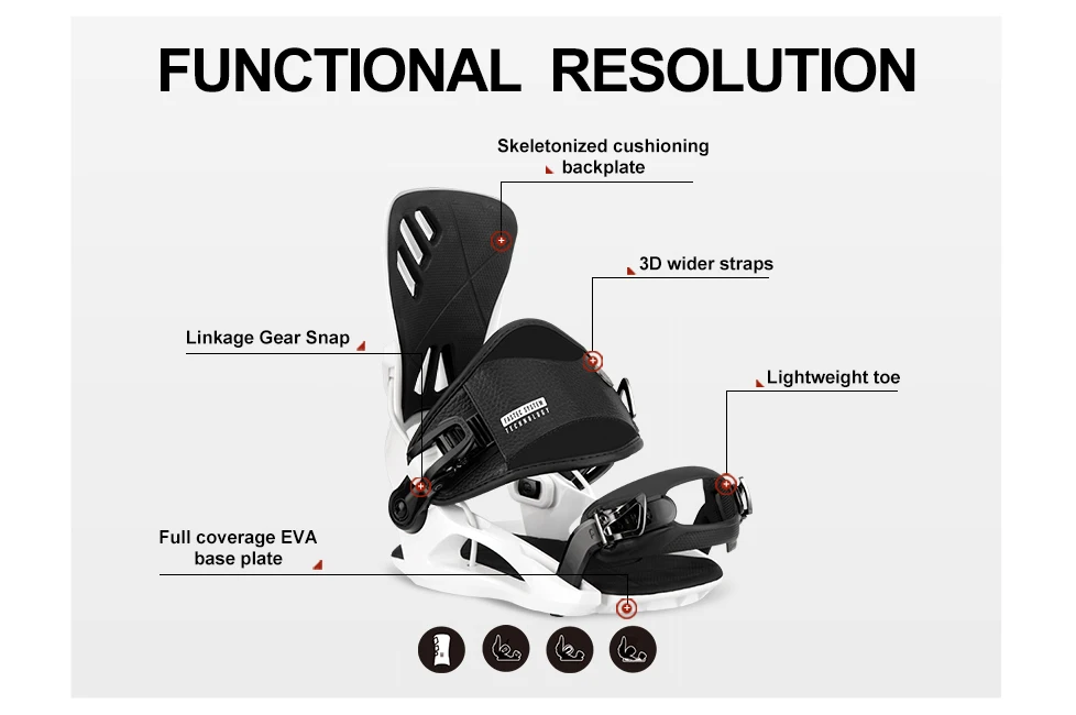 TERROR 540 Snowboard Bindings - All-Mountain Performance