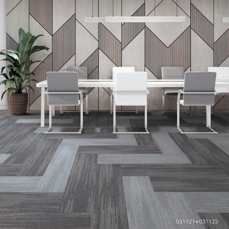 Luxury Eco-friendly 50x50cm Squares Jacquard Carpet Tiles for Living ...