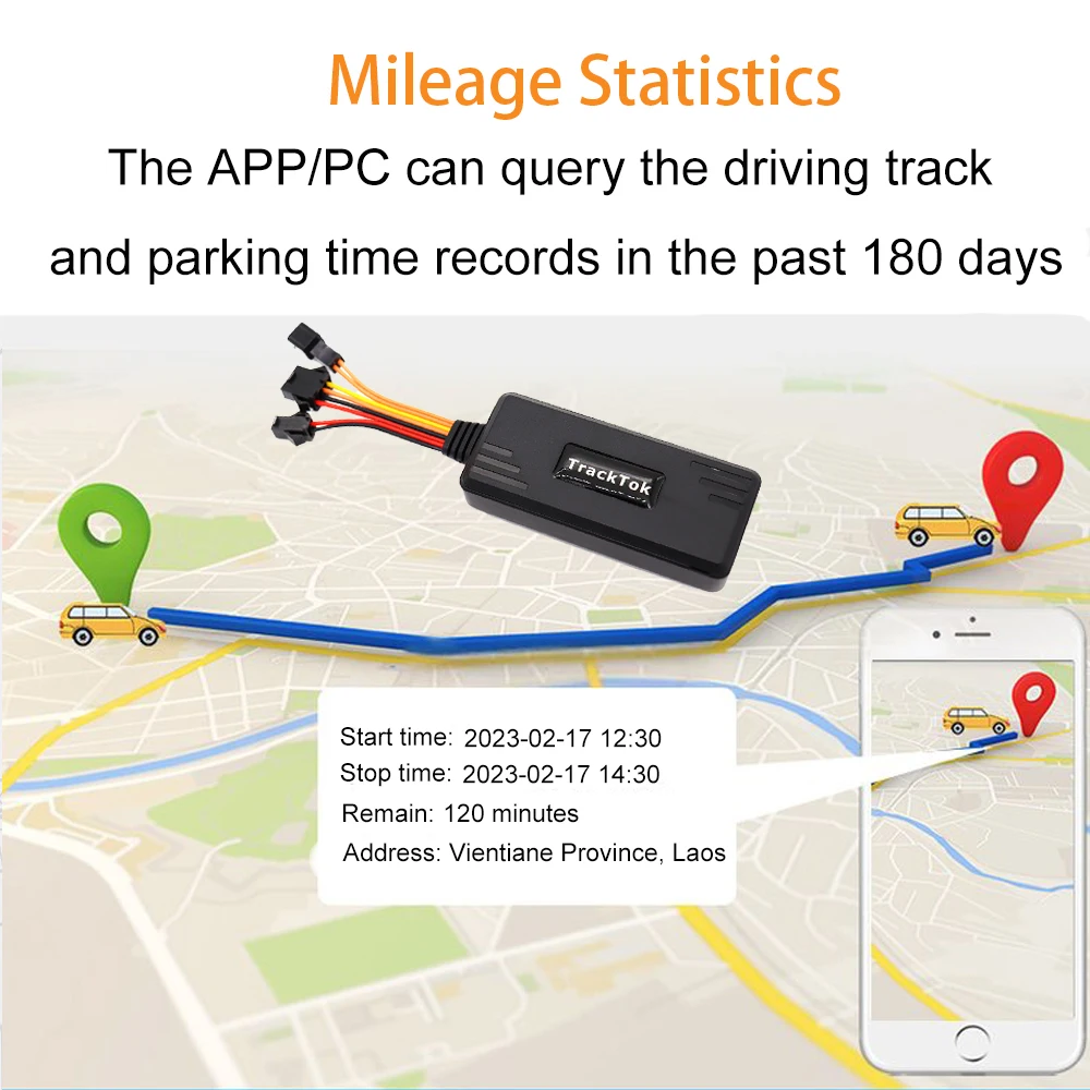 4G LTE CAT1 GPS Tracker - Real-Time Vehicle Monitoring