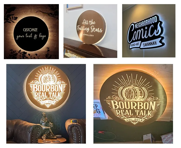 Custom Restaurant Cafe Led Illuminated Sign Led Light Box Signage ...