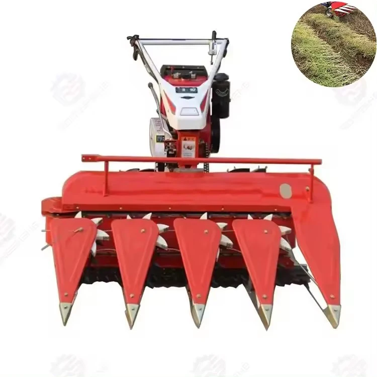 Walking Tractor Mounted Mini Rice Reaper - High Productivity