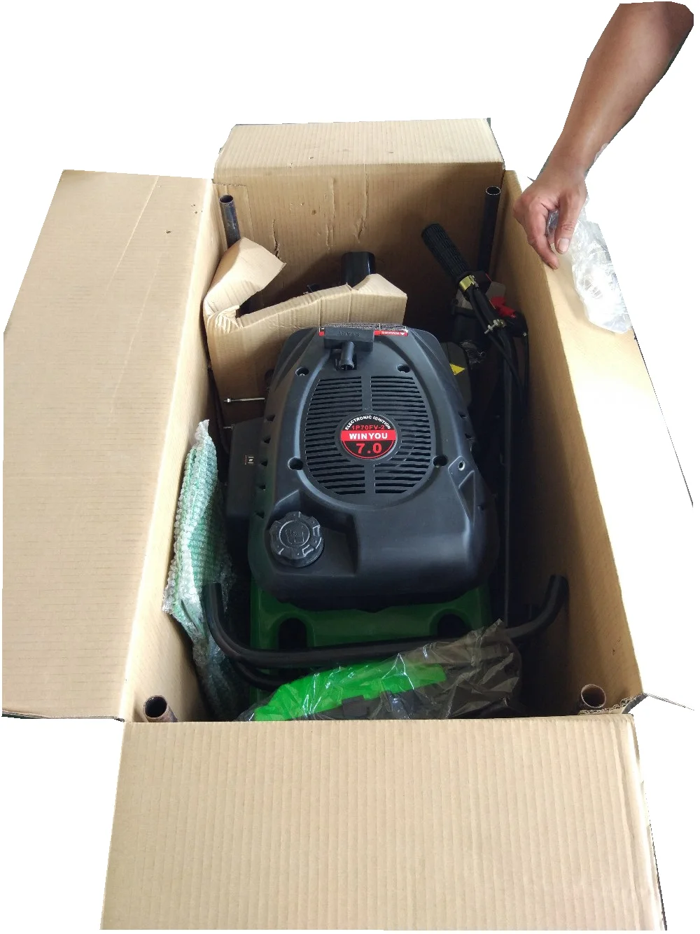 Rotary Hoe Tiller Cultivator Farm Machinery New Multifunctional Mini ...