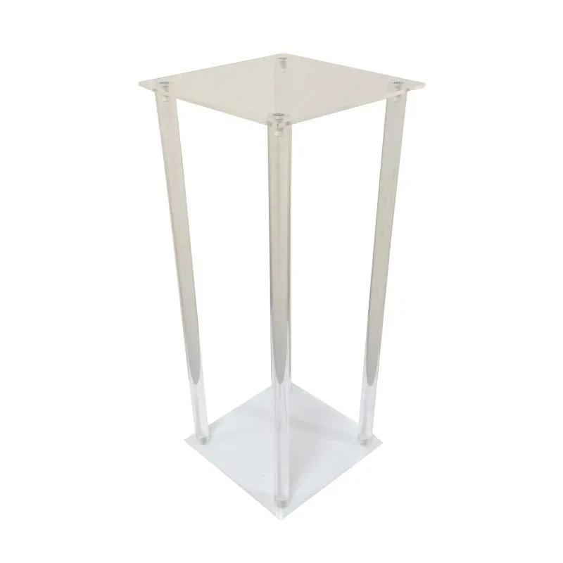 N0094 Rectangular Clear Acrylic Flower Stand For Flower Stand Flower ...