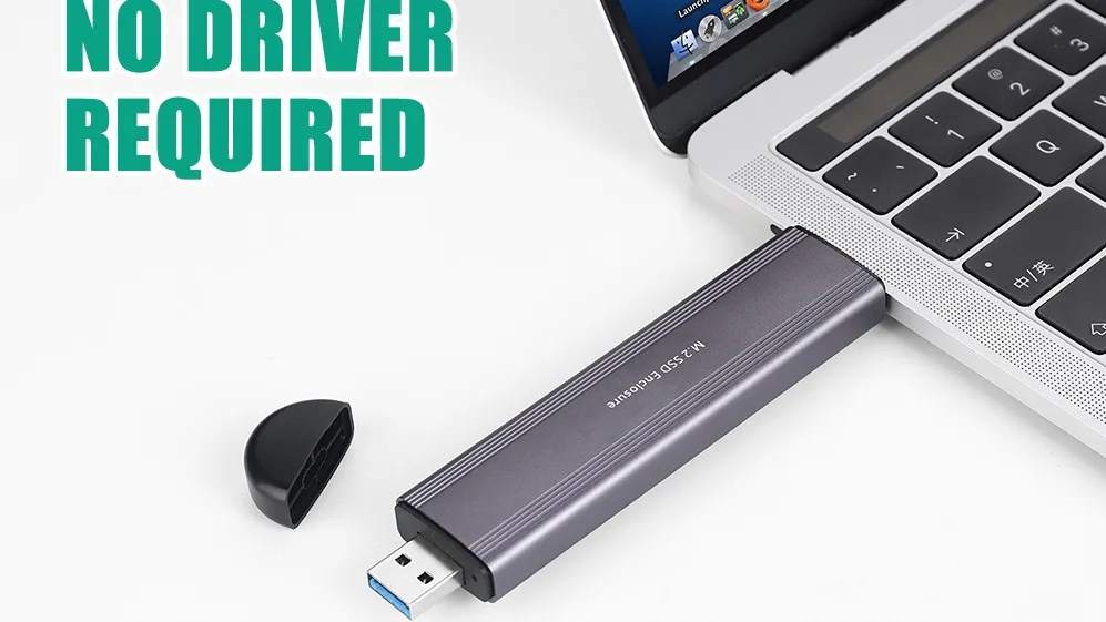 2 In 1 External Ssd Enclosure Sata Docking Station Memory Adapter Type ...