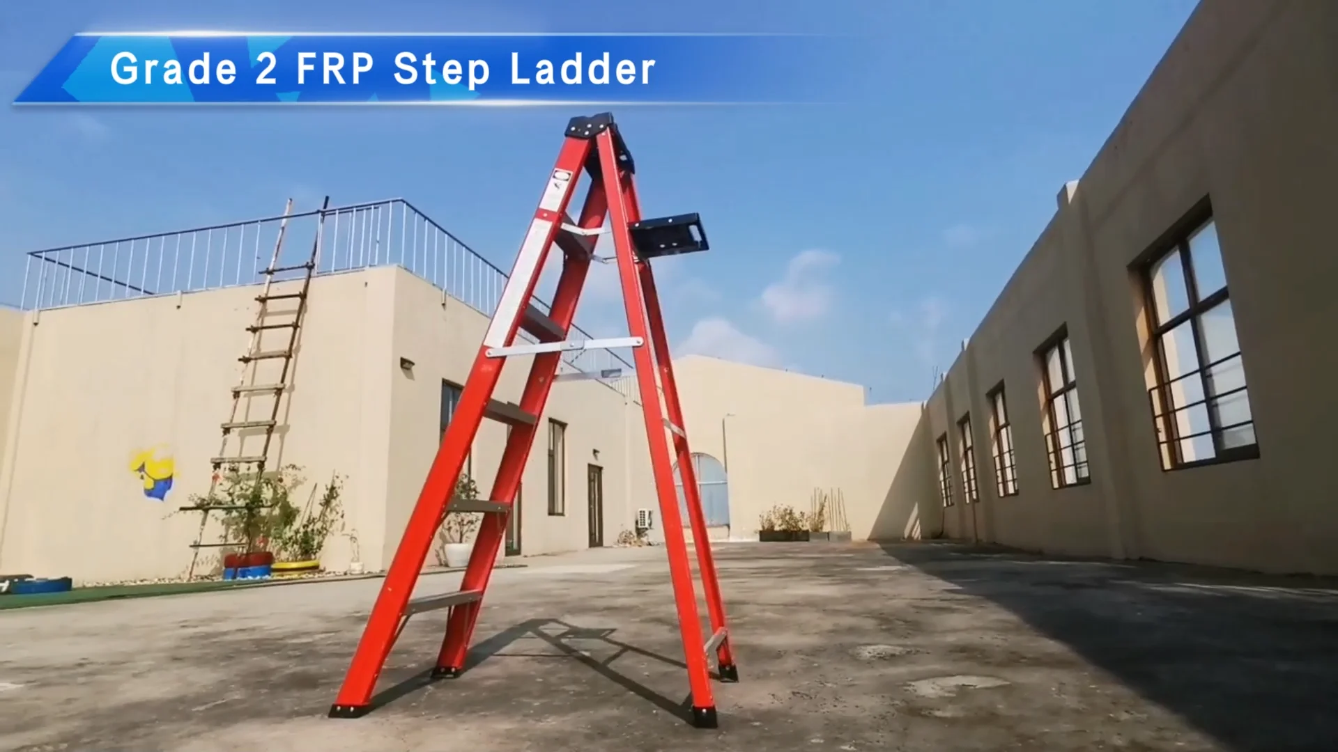 Csa Ansi 3-9 Steps Industrial Ia Type Adjustable Fiberglass Frp Step ...