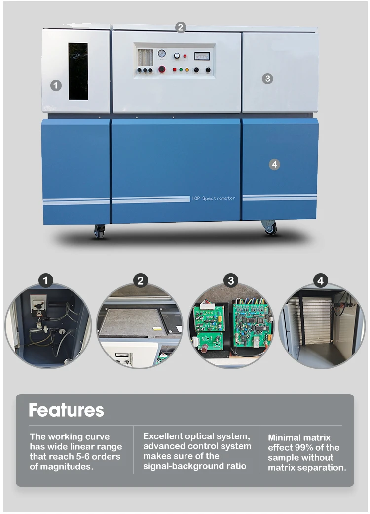 Laboratory Instrument Icp Oes Spectrometer-inductively Coupled Plasma ...