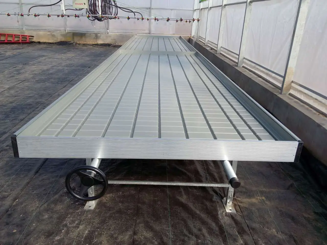 Greenhouse 4x8 Flood Rolling Bench Ebb And Flow Table With Hydroponic ...