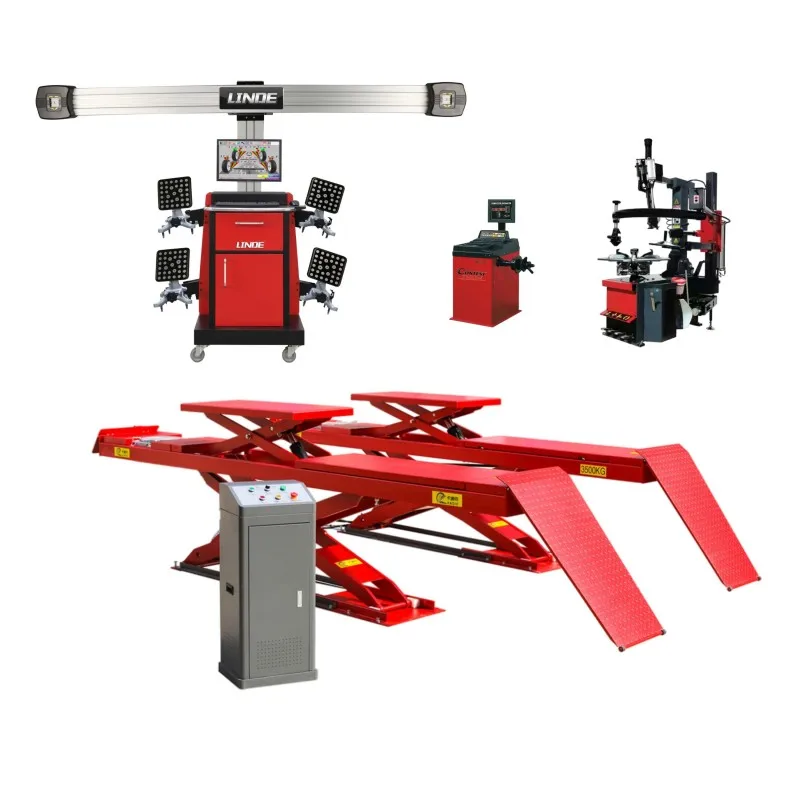 Four-wheel Positioning Equipment Scissor Lift on the Ground Vehicle ...