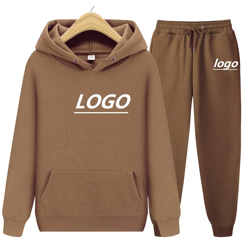 Custom Logo Hoodies Sweat Suits Tracksuits Jogger Womens Blank ...