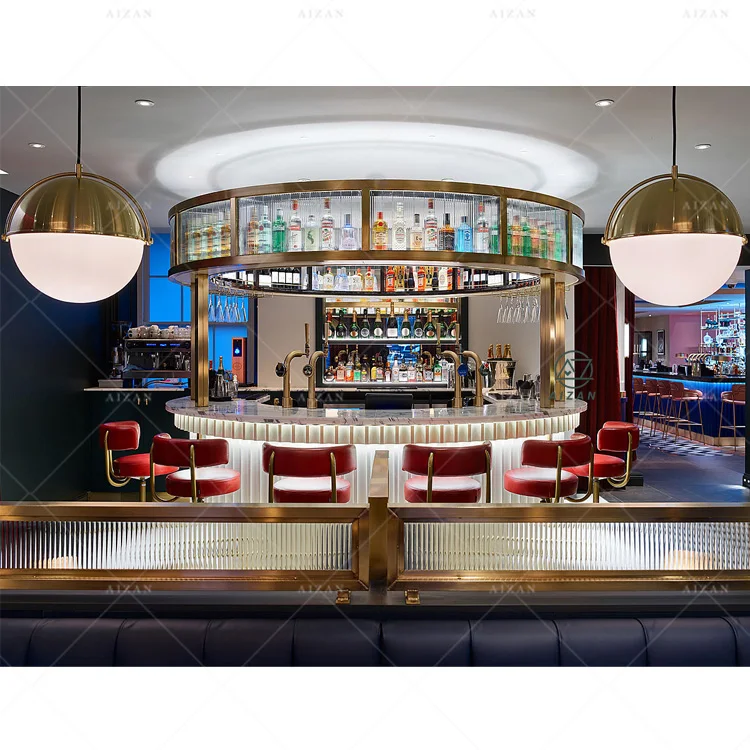 Stylish & Durable Modern Bar Counters for Home & Business