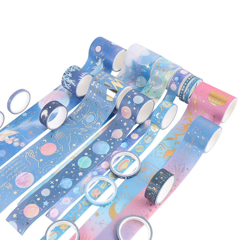 Hot Gold And Silver Cosmic Star Set Washi Tape Creativity And Paper ...
