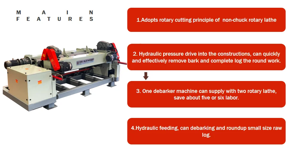 Heavy Duty Log Hydraulic Debarkering Logs Machine/log Debarker Machine ...