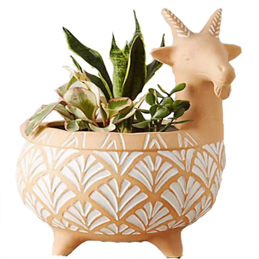 giraffe terracotta planter| Alibaba.com