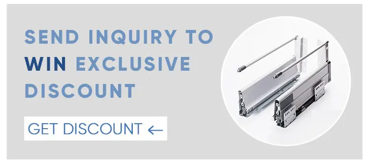 Stainless Steel Undermount Drawer Slide Heavy Duty Full Extension ...