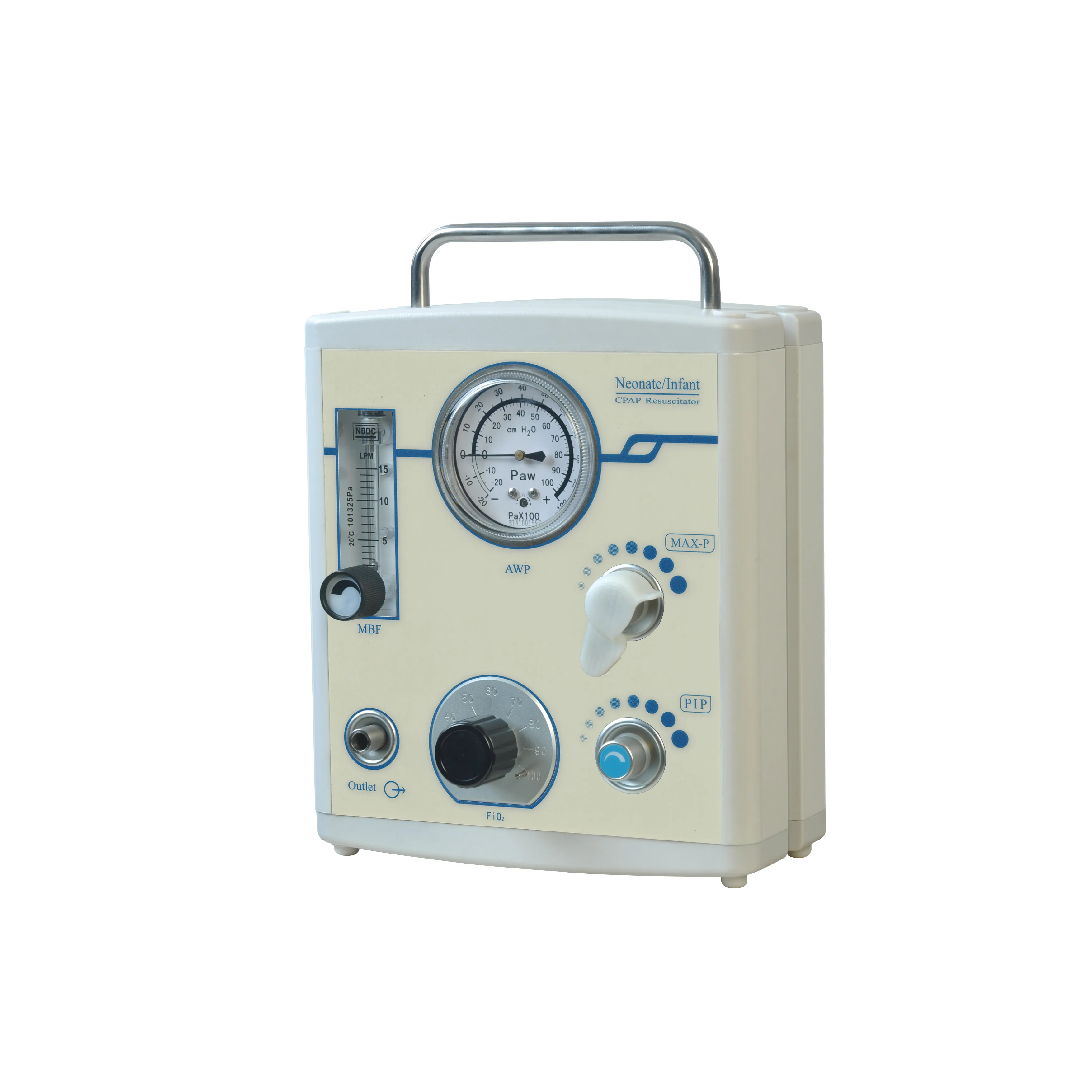 メーター 赤ちゃんmslpt02のためのプロの病院の乳幼児用人工呼吸器ポータブルneopuff乳幼児用人工呼吸器 - Buy Infant ...