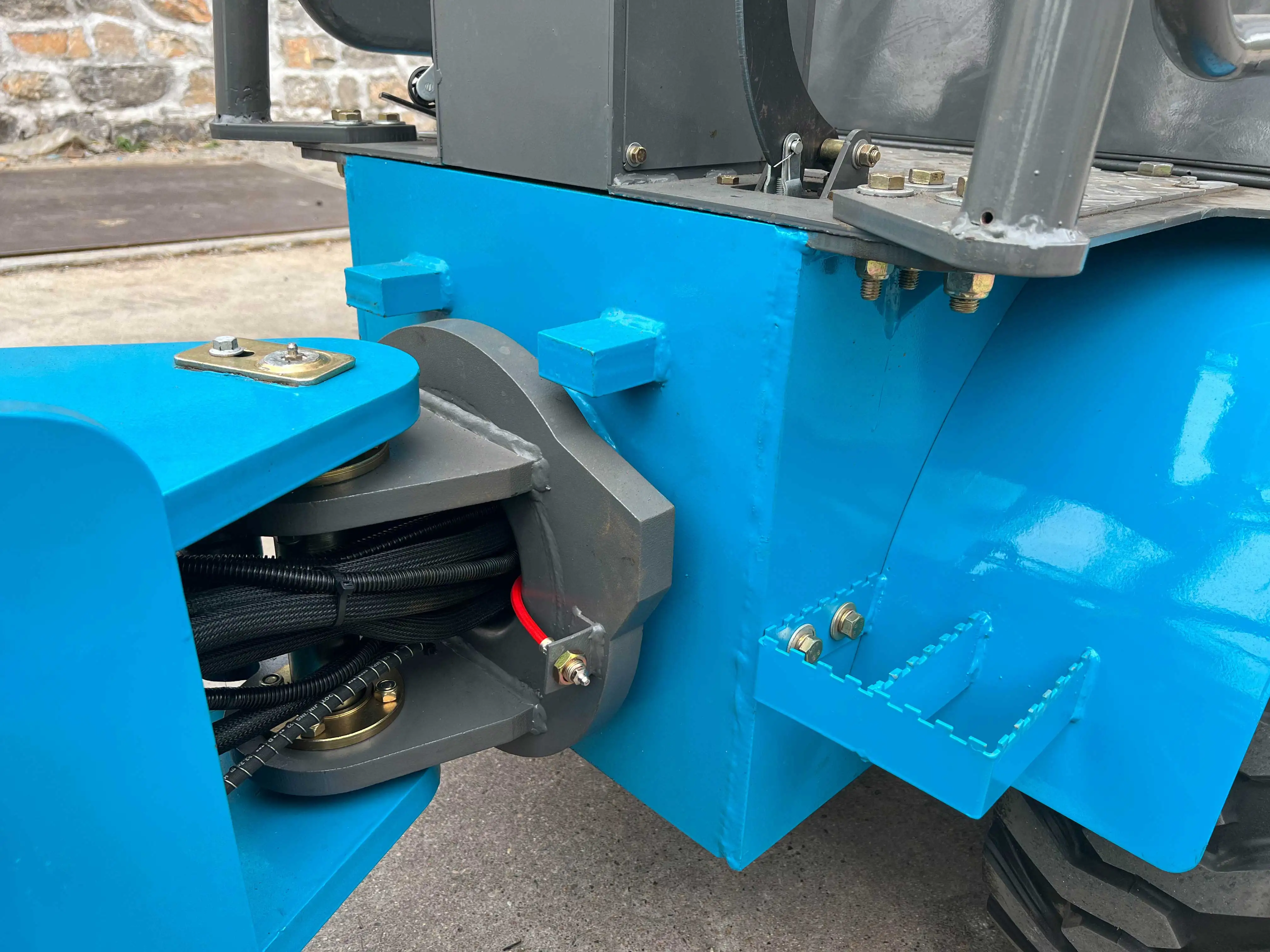 Aolite Fl12 Electric Mini Forklift Electric Front End Wheel Loader 4 ...