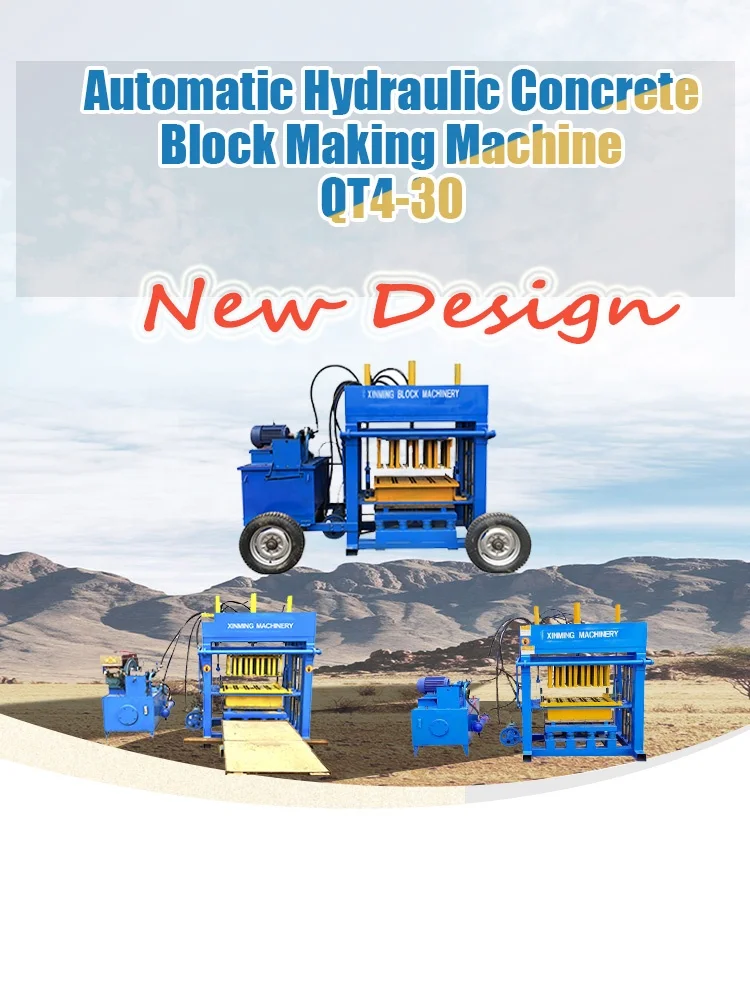 QT4-24 Interlocking Concrete Block Mold Appareil Price Philippines