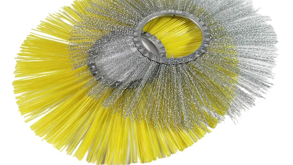 Long Life Steel Wire Wafer Ring Brush For Public Work Road Sweepers ...