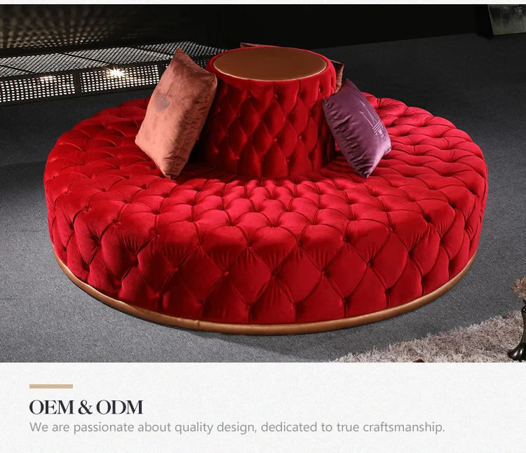 MIUR New Model Product - Hotel Circular Modern Lobby Sofa