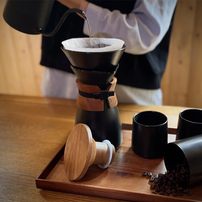 DHPO Porcelain Pour over Coffee Maker - Eco-Friendly & Stylish