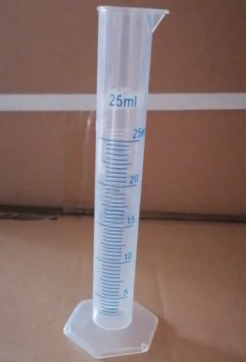 25ml Plastic Pp Measuring Graduated Cylinder,Measuring Tube With Double ...