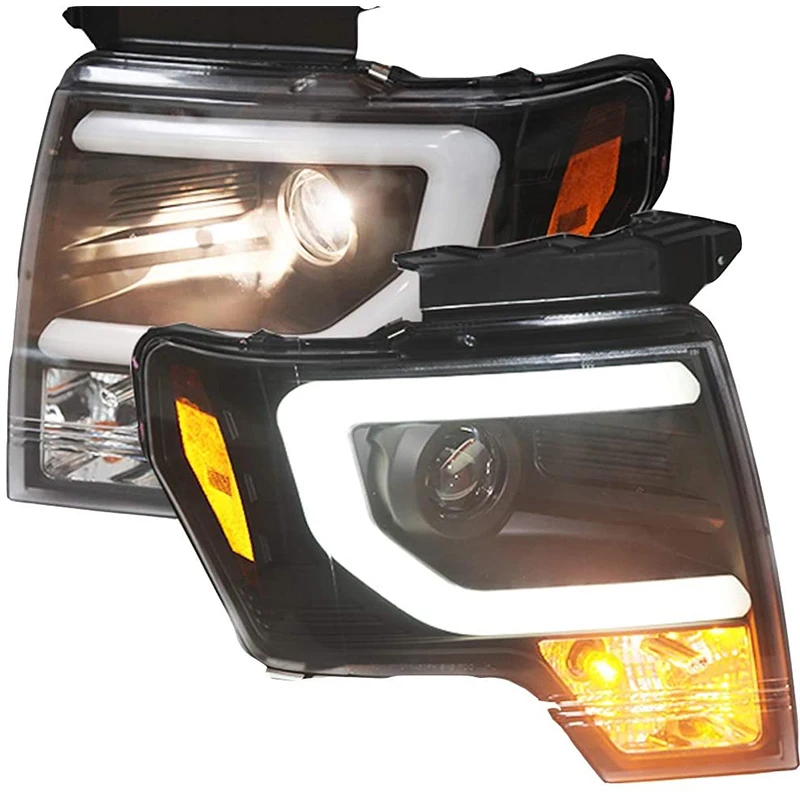 For Ford Raptor F-150 C Style Led Head Light Back Lamp 2013 To 2014 ...