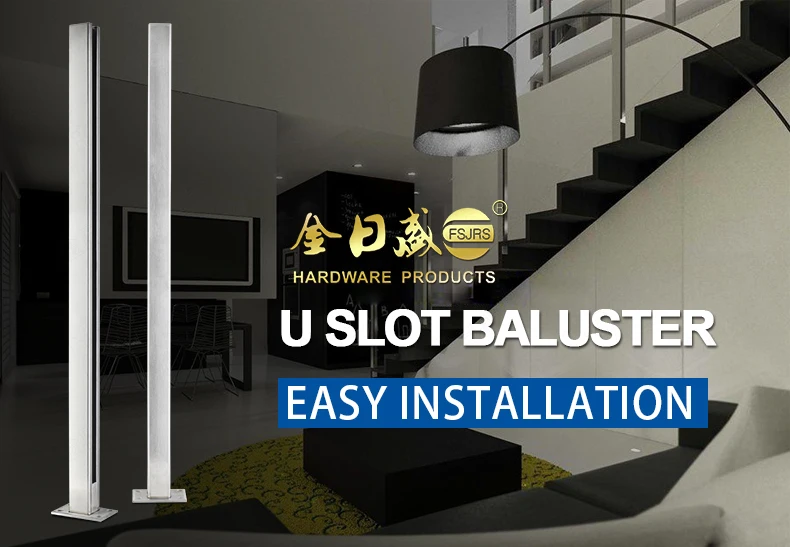 Stainless Steel Balustrade Easy Install Balcony Railing Frameless ...