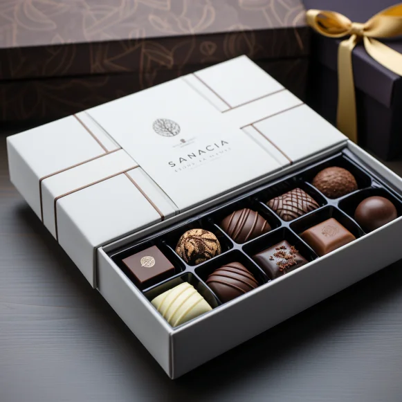 Custom Color Logo Vip Chocolates Boxes With Inserts Drawer Shaped Pull ...