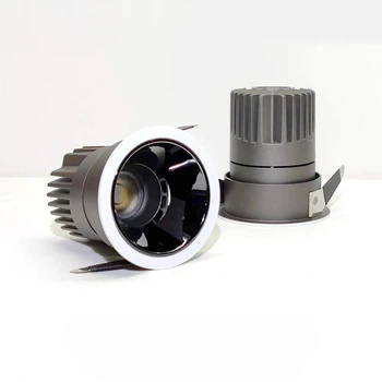 Adjustable Rotating Cob Dali Dimmable Recess Spotlight Downlight Anti ...