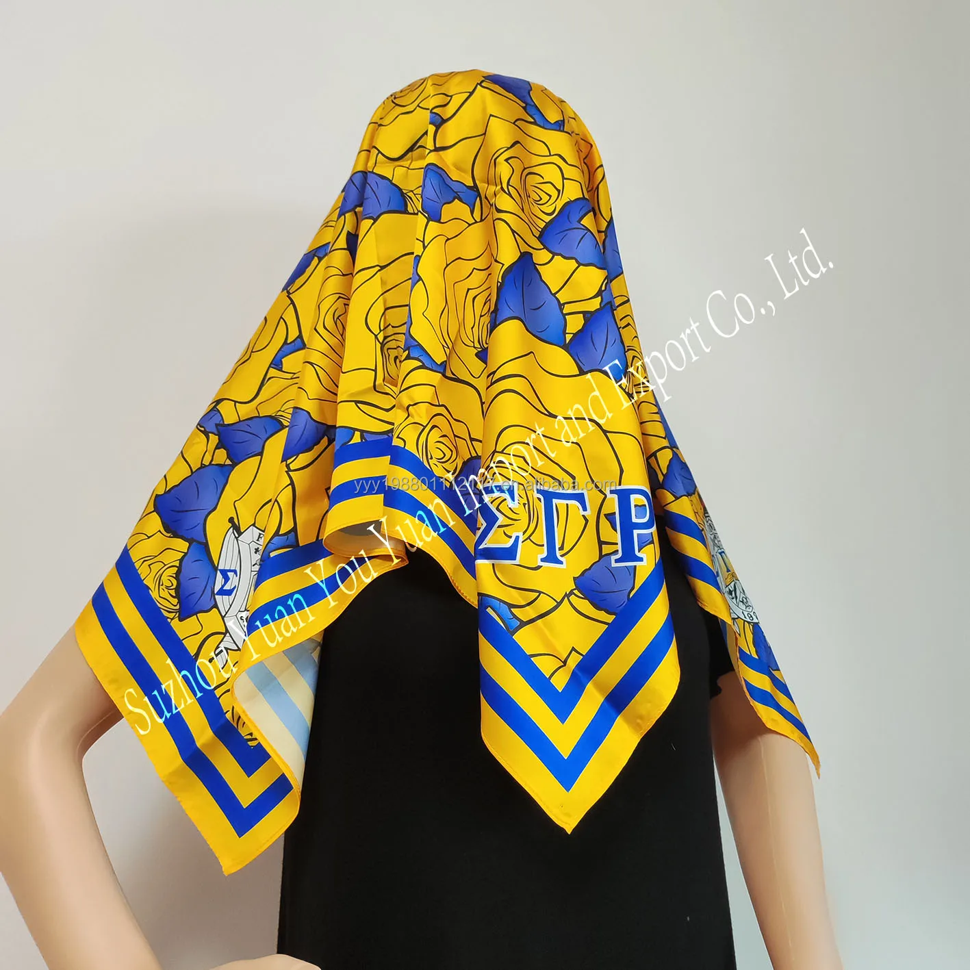 HOJ Heroines of Jericho Imitated Silk Scarf for Women Small Hair Band ...