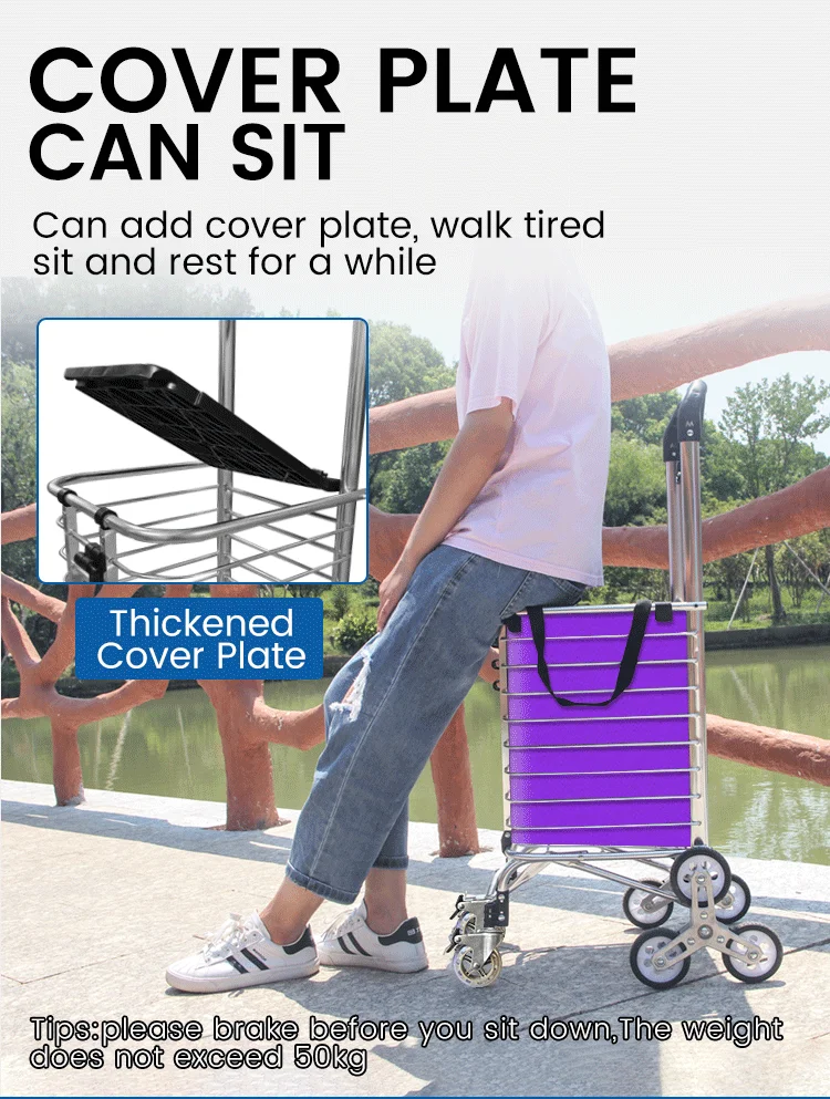 Folding Shopping Cart,Jumbo Grocery Cart,Heavy Duty Utility Cart,88 Lbs ...