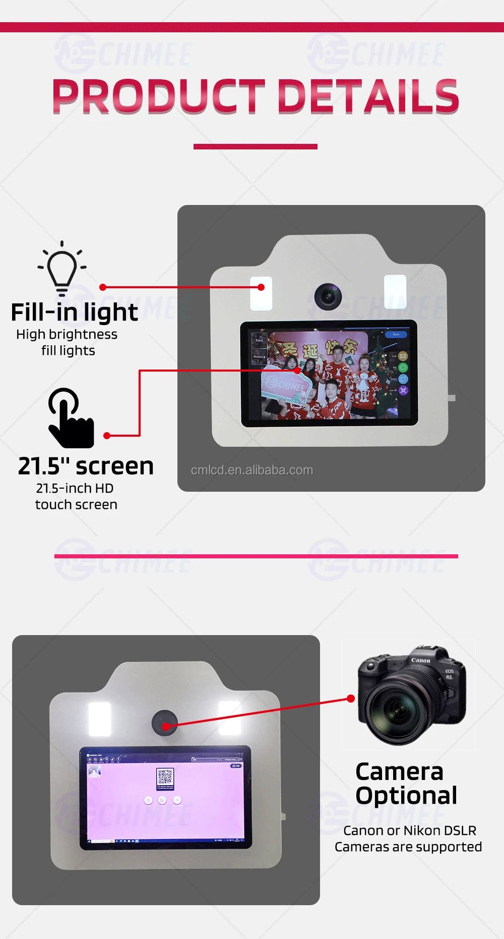 Customized Photo Frame Making Machine - 21.5 Inch LCD Touch Screen